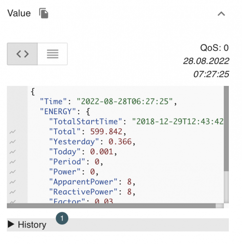 MQTT Sensor einbinden - Fehlende Werte manuell hinzufügen