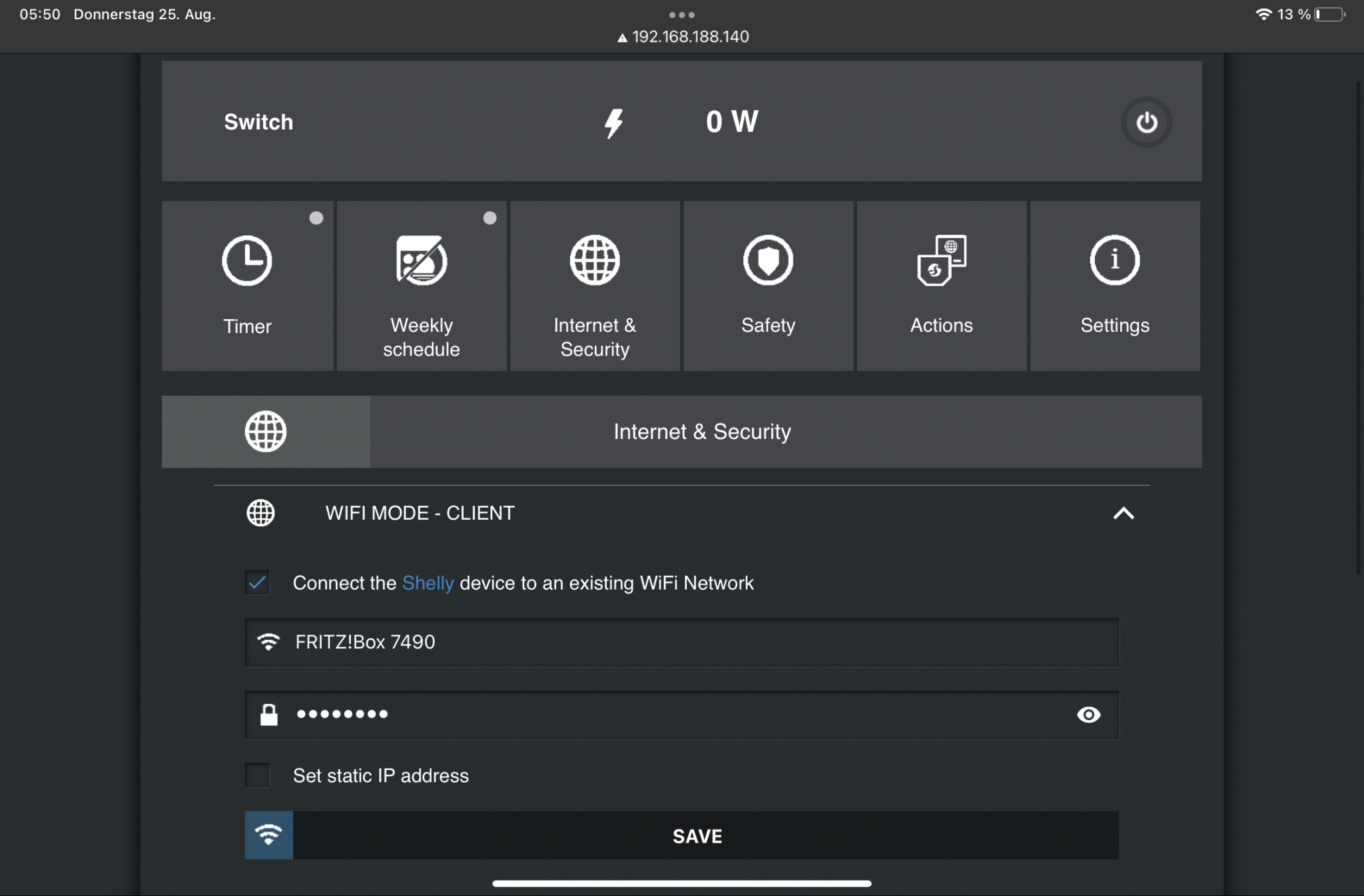 Shelly Plug zurücksetzen und neu Verbinden - Smartebude